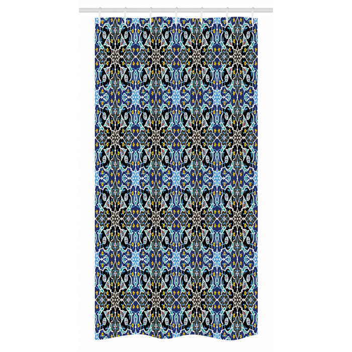 Bless international Damask Shower Curtain with Hooks Included | Wayfair