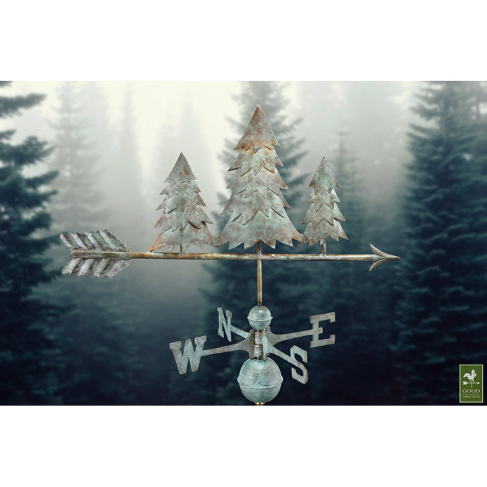 Good Directions Pine Trees Weathervane & Reviews | Wayfair