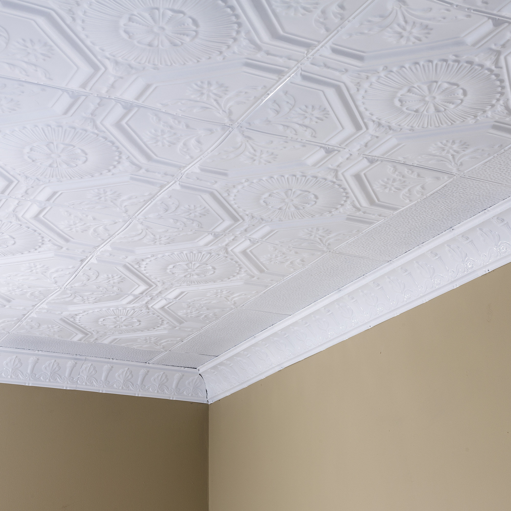 GreatLakesTin Great Lakes Tin Rochester 2'x2' Nail-Up Ceiling Tile ...