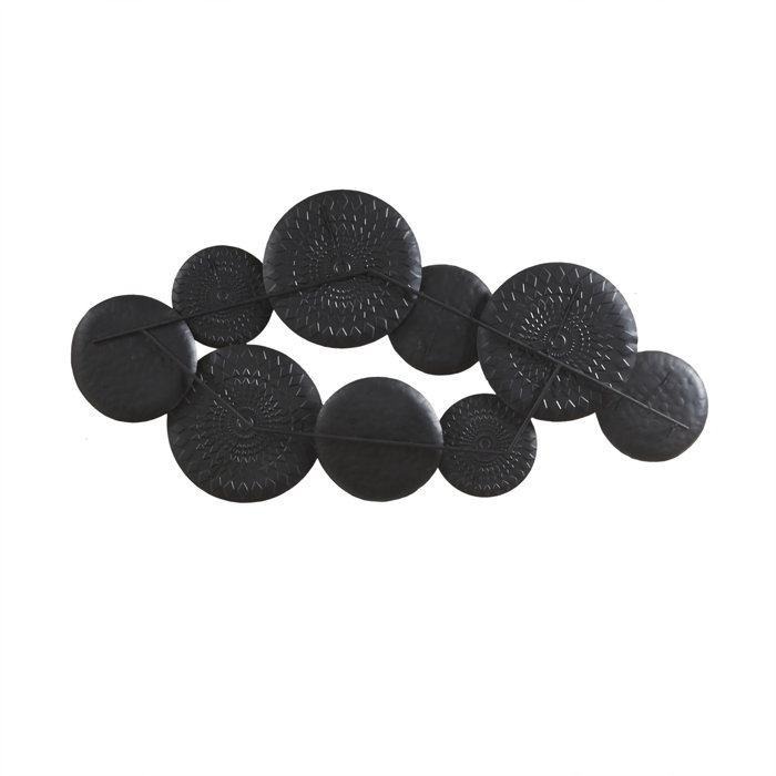 Dakota Fields Legion Multi-colored Geometric Metal Discs Wall Décor ...