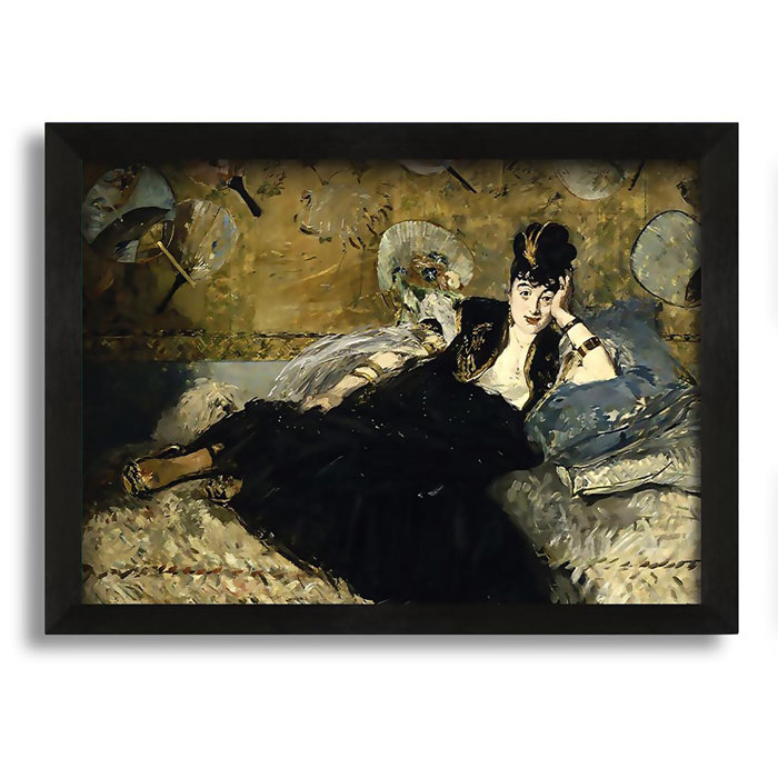 Ophelia & Co. Manet Woman With Fans - Picture Frame Painting on Canvas ...