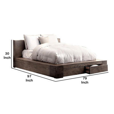 Mercury Row® Bernardino Solid Wood Storage Bed | Wayfair