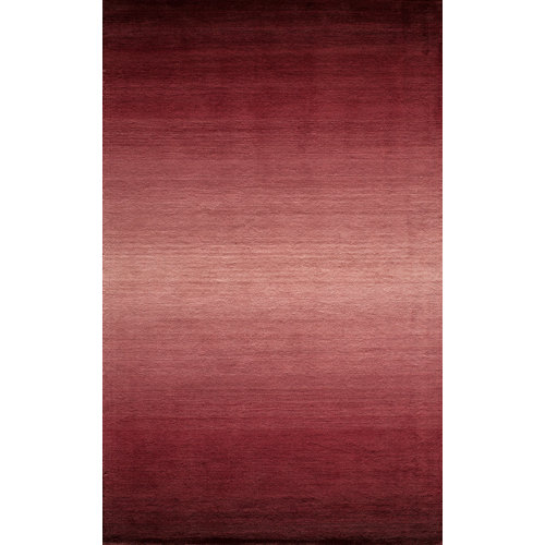 Latitude Run® Gilda Handmade Wool Cranberry Red/Plum Rug & Reviews ...