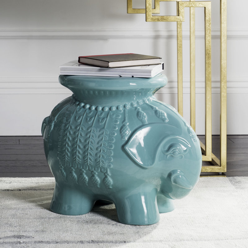 Dakota Fields Boston Ceramic Accent Stool & Reviews | Wayfair