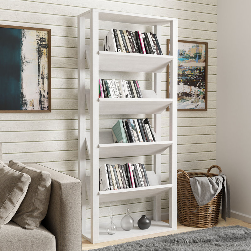Gracie Oaks Hafner 71'' H x 31'' W Standard Bookcase & Reviews | Wayfair