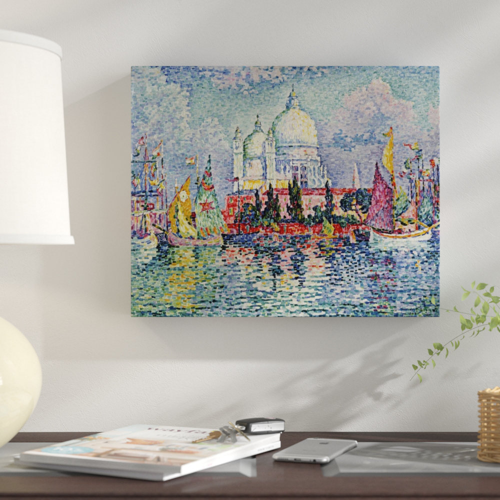 Vault W Artwork La Salute by Paul Signac - Wrapped Canvas Graphic Art ...