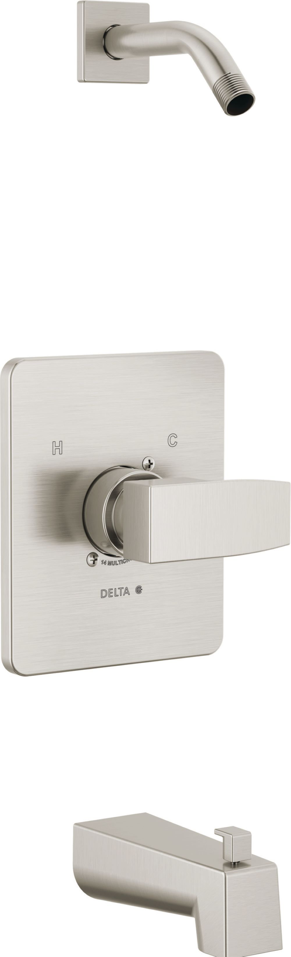 Delta Modern Monitor 14 Series Tub & Shower Trim -Less Head | Wayfair