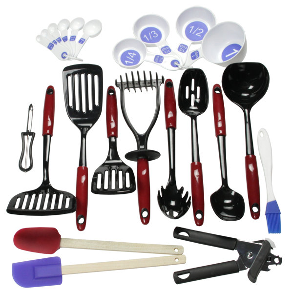Chef Craft Nylon Assorted Kitchen Utensil Set & Reviews | Wayfair