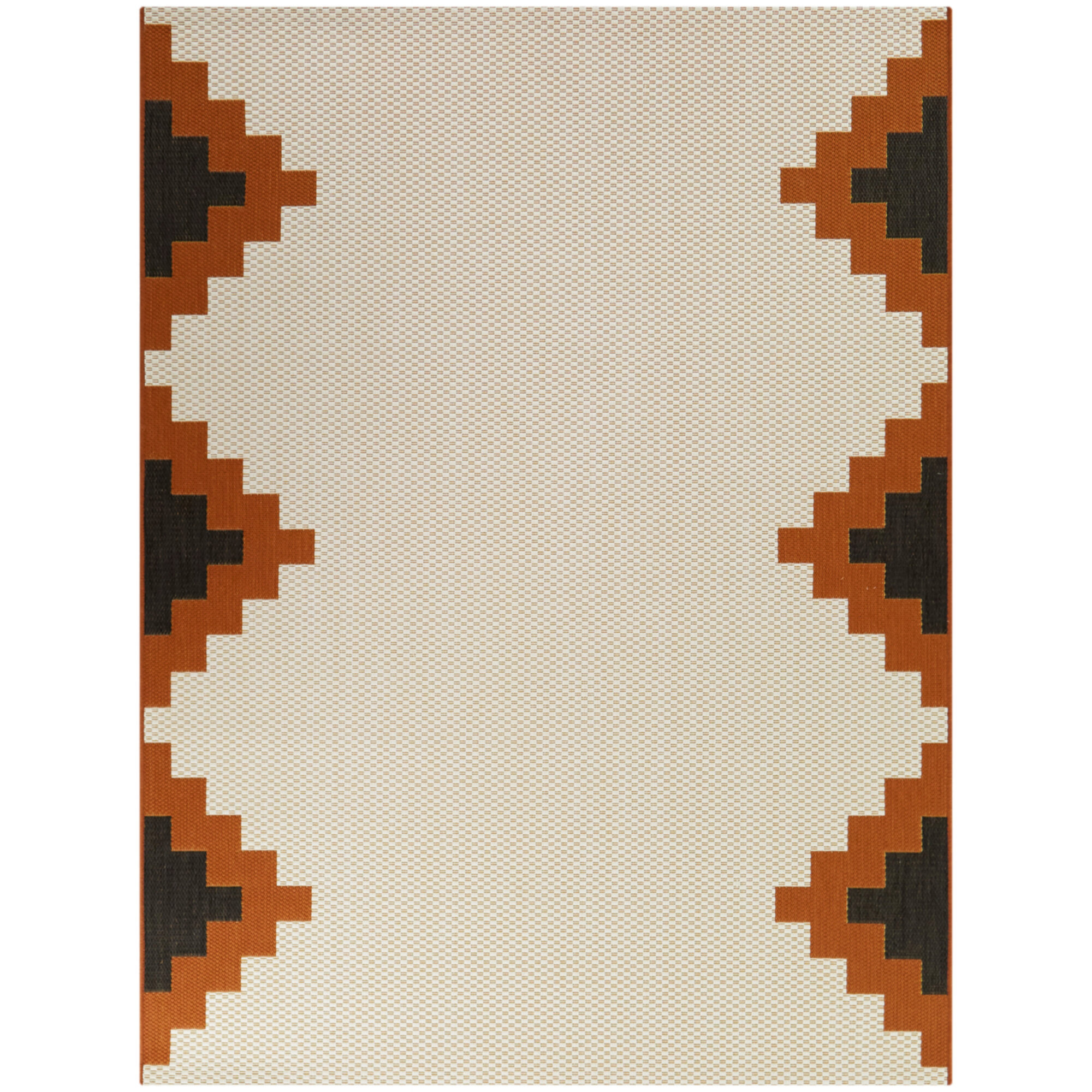 Balta Power Loom Orange/Beige Indoor/Outdoor Rug | Wayfair