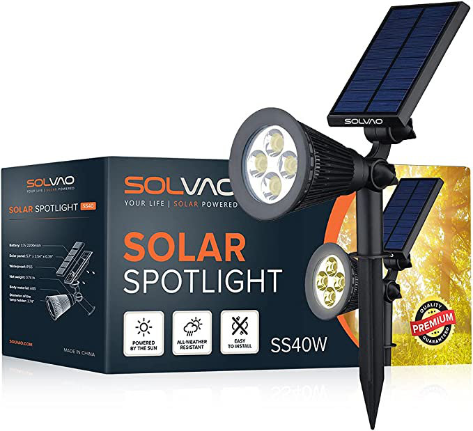 Solvao 15.94" Solar Powered Integrated LED Outdoor Floor Lamp | Wayfair