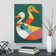 Brambly Cottage Dmitry Duck Cubism - Wrapped Canvas Graphic Art ...