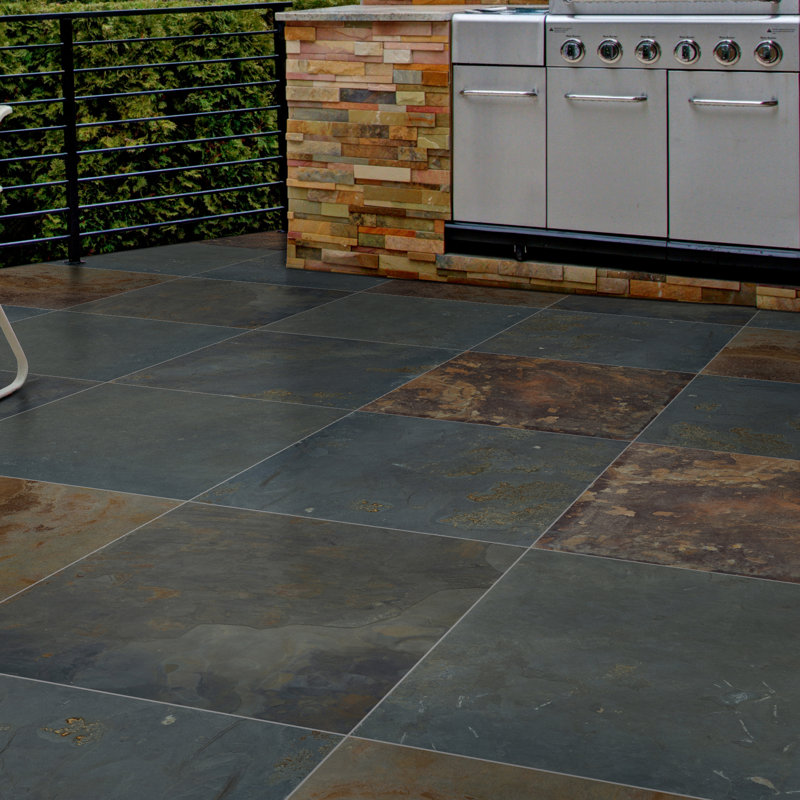 MSI California Gold 24" x 24" Slate Field Tile & Reviews | Wayfair