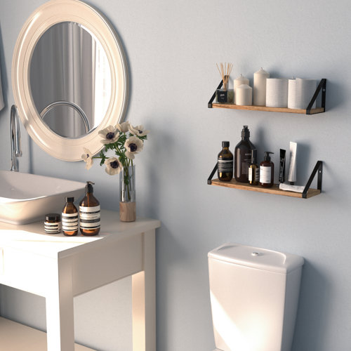 Gracie Oaks Lorne 2 Piece Bracket Shelf & Reviews | Wayfair