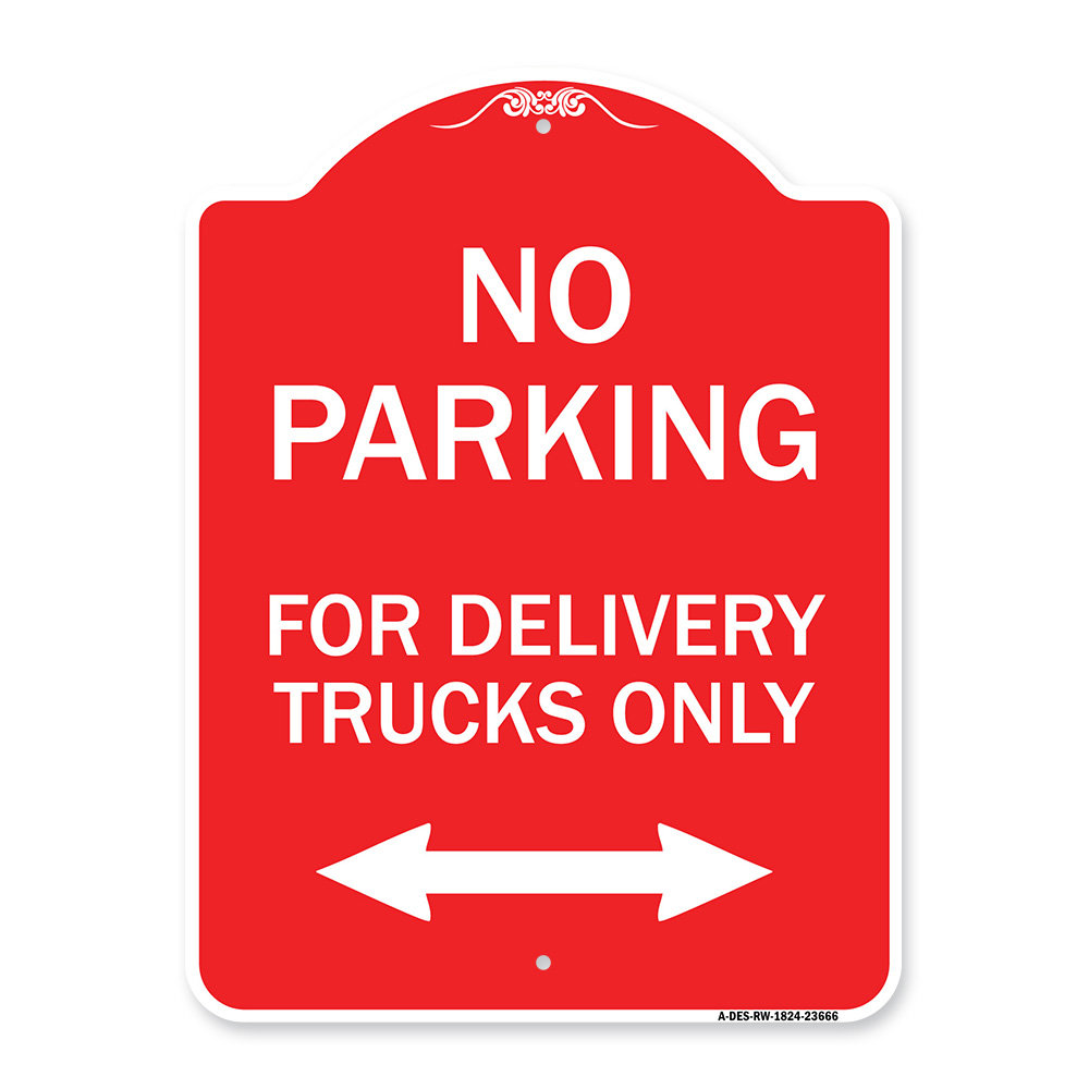 Signmission Designer Series Sign - No Parking Sign No Parking For ...