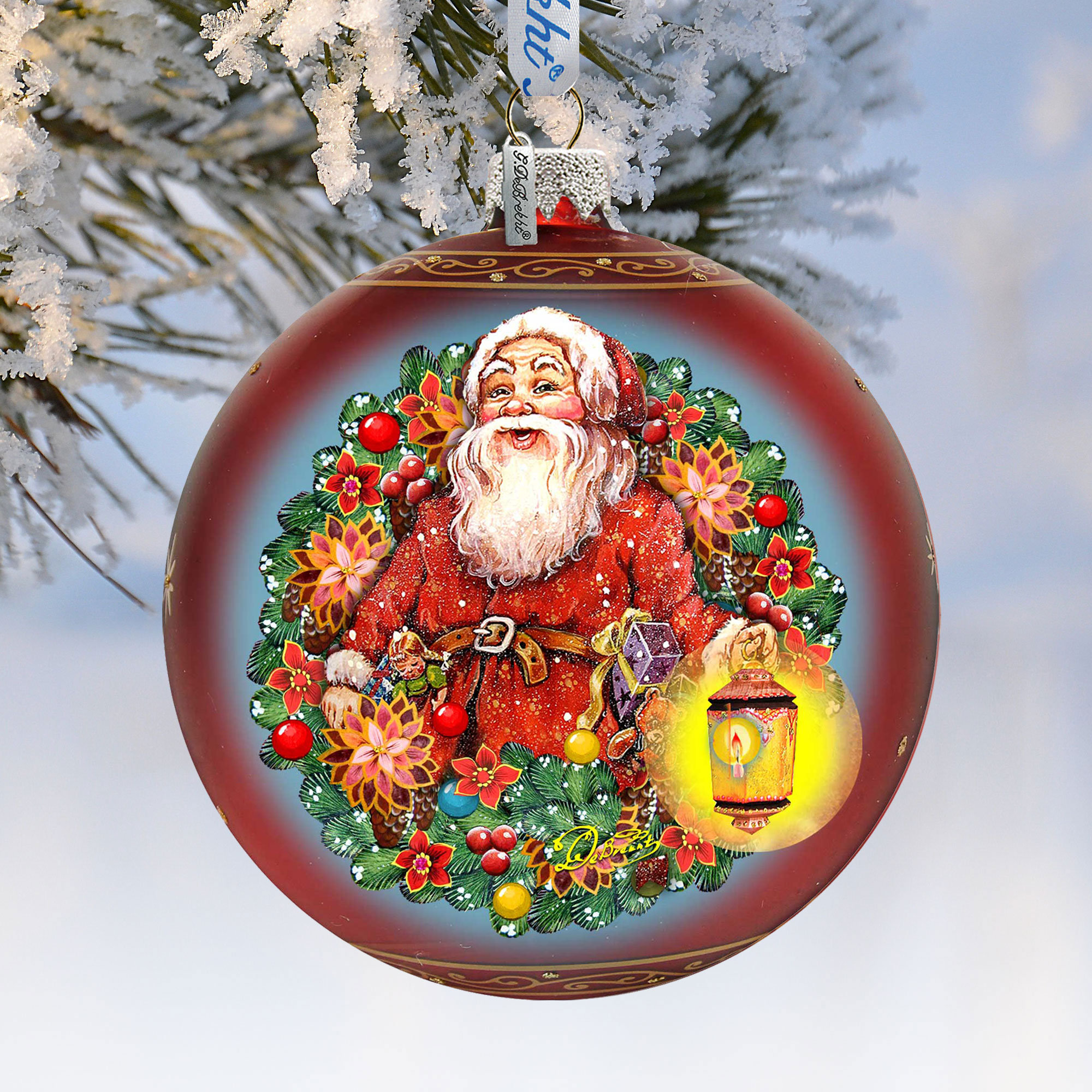 The Holiday Aisle® Splendor Enchanted Round Ball Ornament | Wayfair