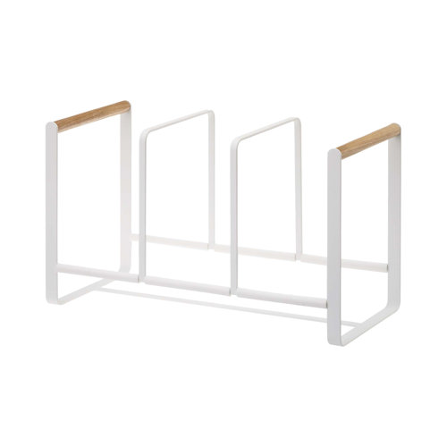 Yamazaki USA Tosca Yamazaki Home Wood-Accented Dish Storage Rack ...