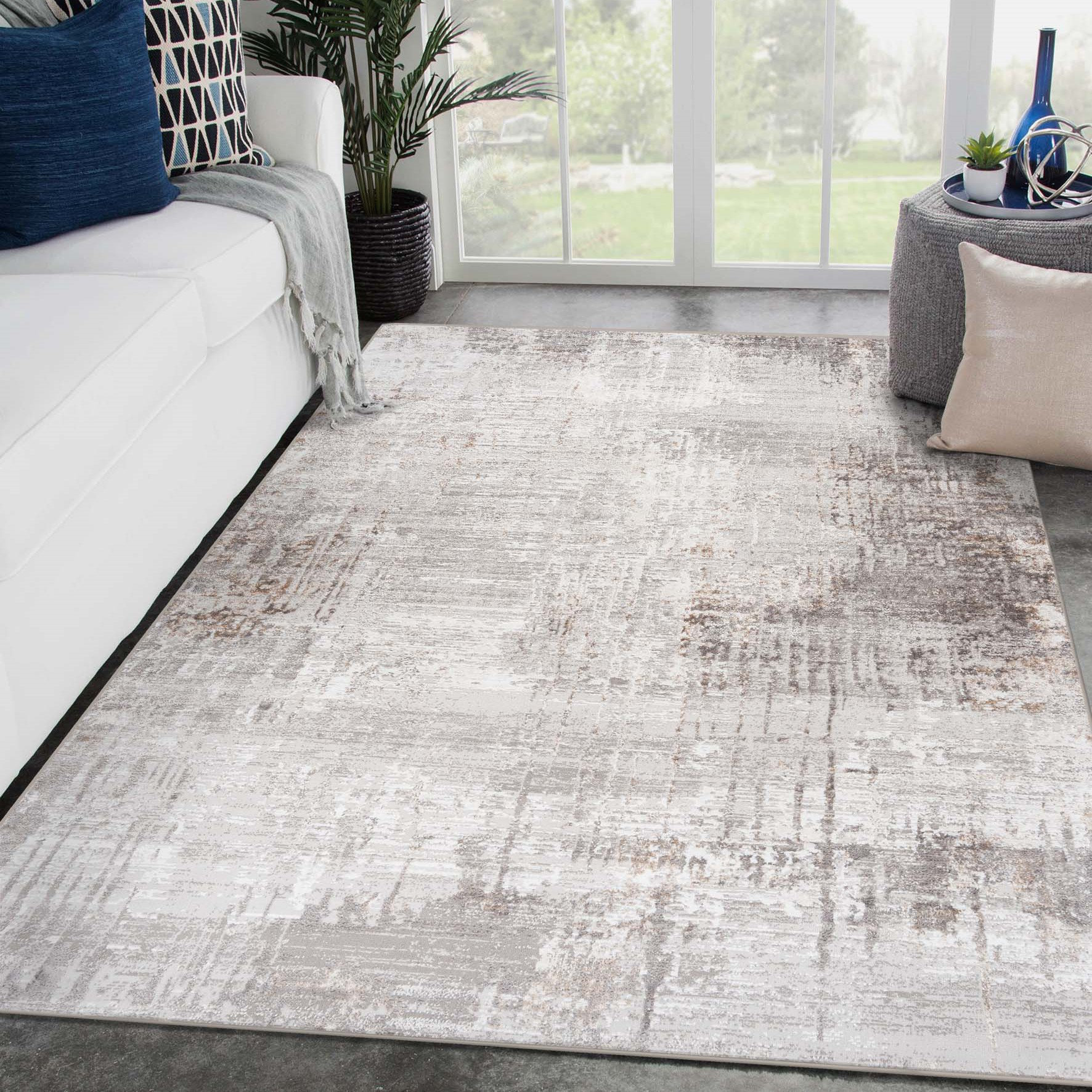17 Stories Kailianna Abstract Beige Area Rug & Reviews | Wayfair