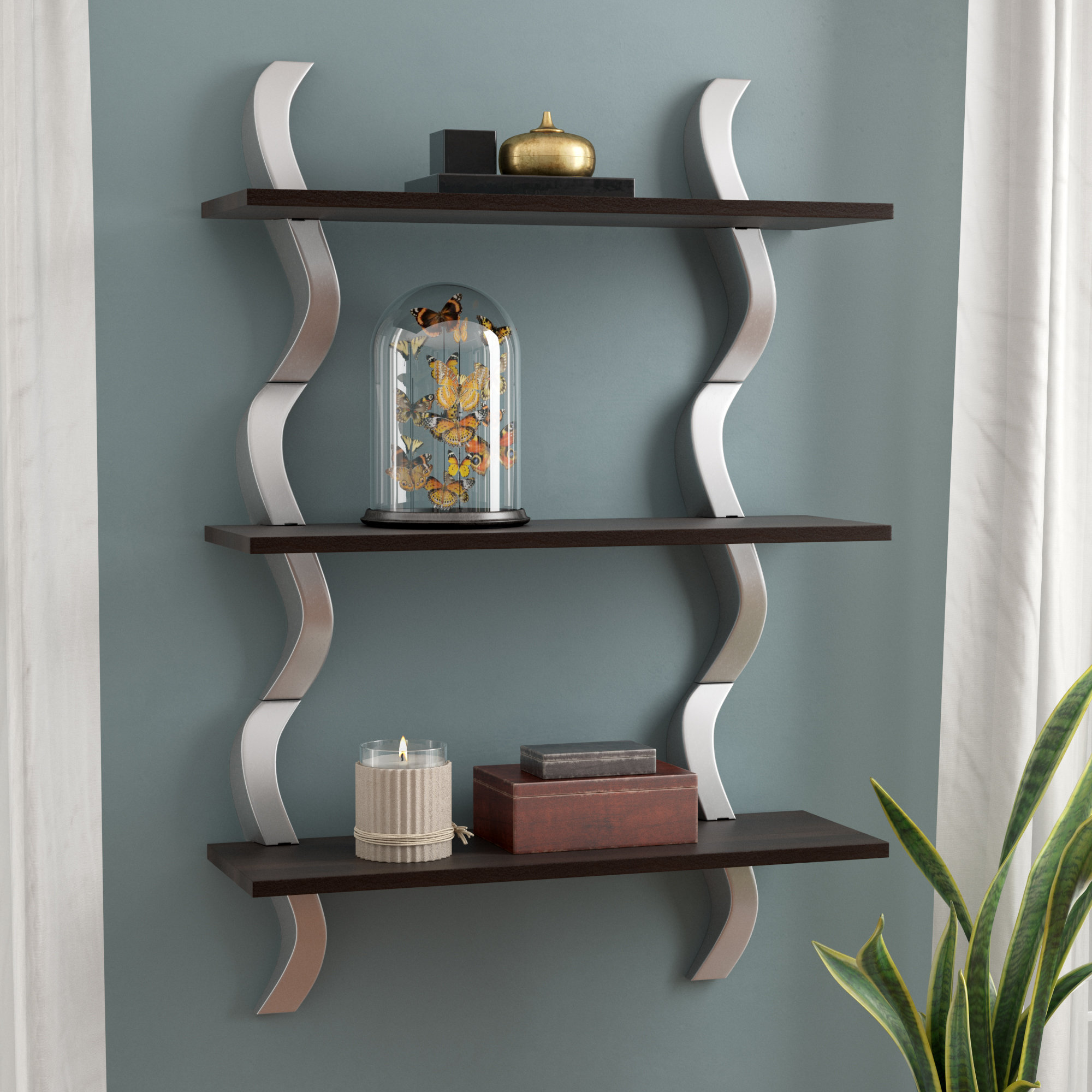Wade Logan® Profile Tiered Shelf & Reviews | Wayfair