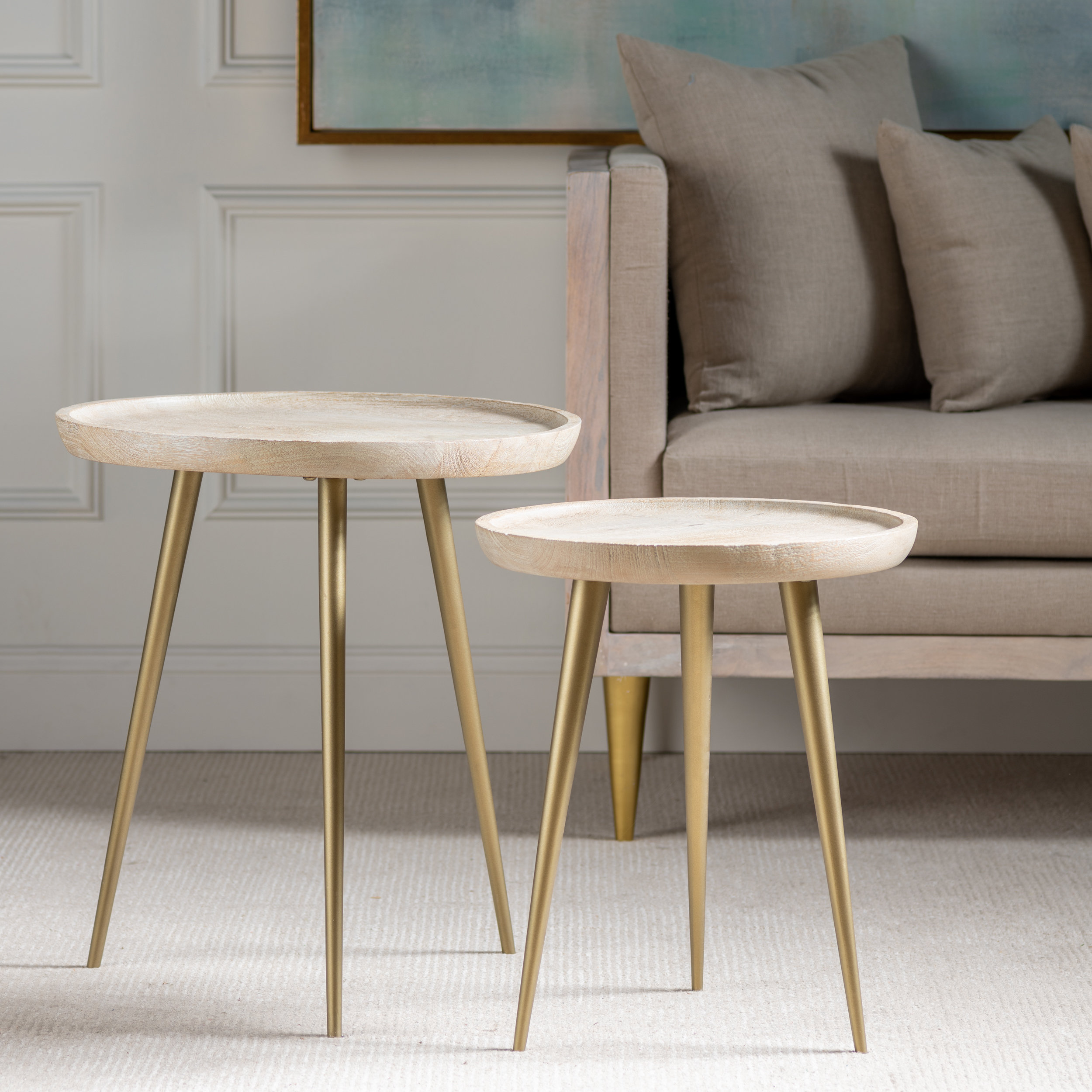 Greyleigh™ Tyringham Nesting End Table & Reviews | Wayfair