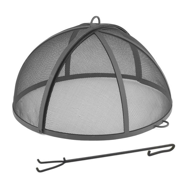 Good Directions Heavy Duty Stainless Steel Round Fire Pit Spark Screen ...