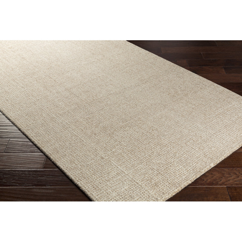 Charlton Home® Darlington Handmade Wool Ivory Rug & Reviews | Wayfair