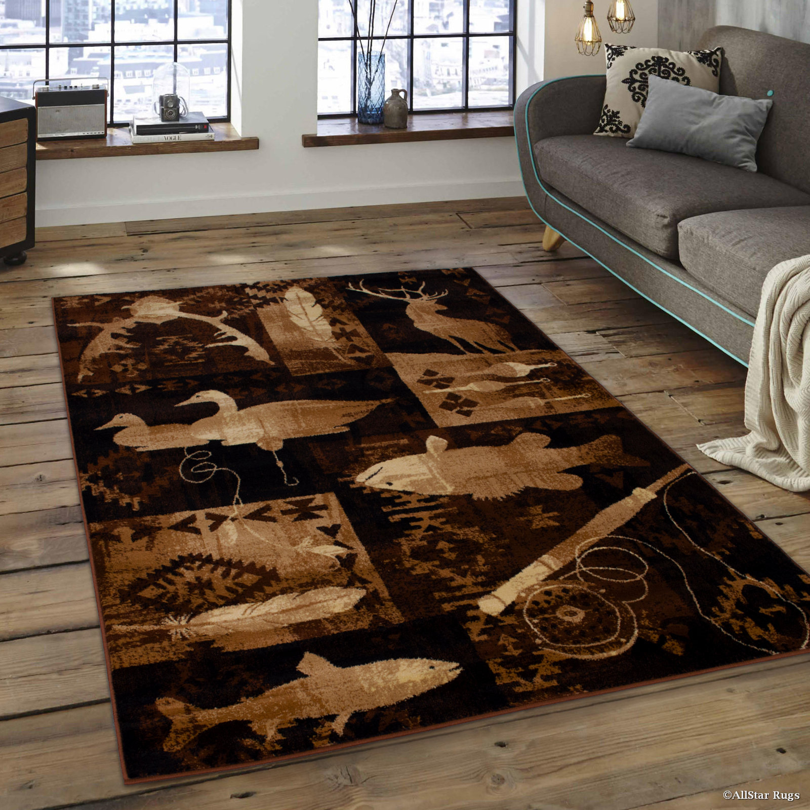 Loon Peak® Allport Power Loom Performance Berber Rug & Reviews | Wayfair