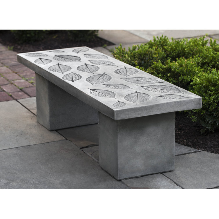 August Grove® Hirsch Concrete Outdoor Bench | Wayfair