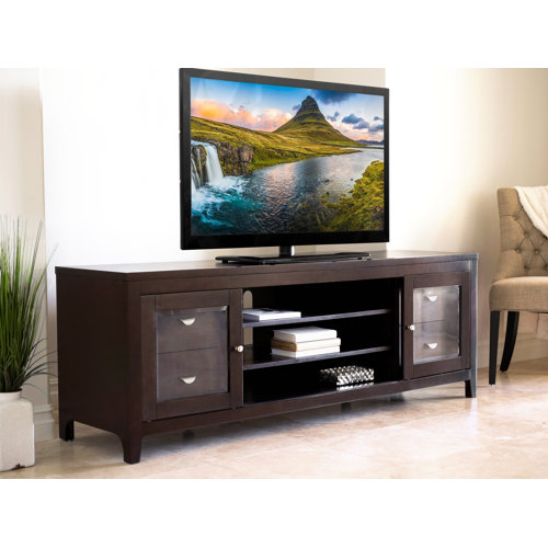 Red Barrel Studio® Spilker Solid Wood TV Stand for TVs up to 78 ...