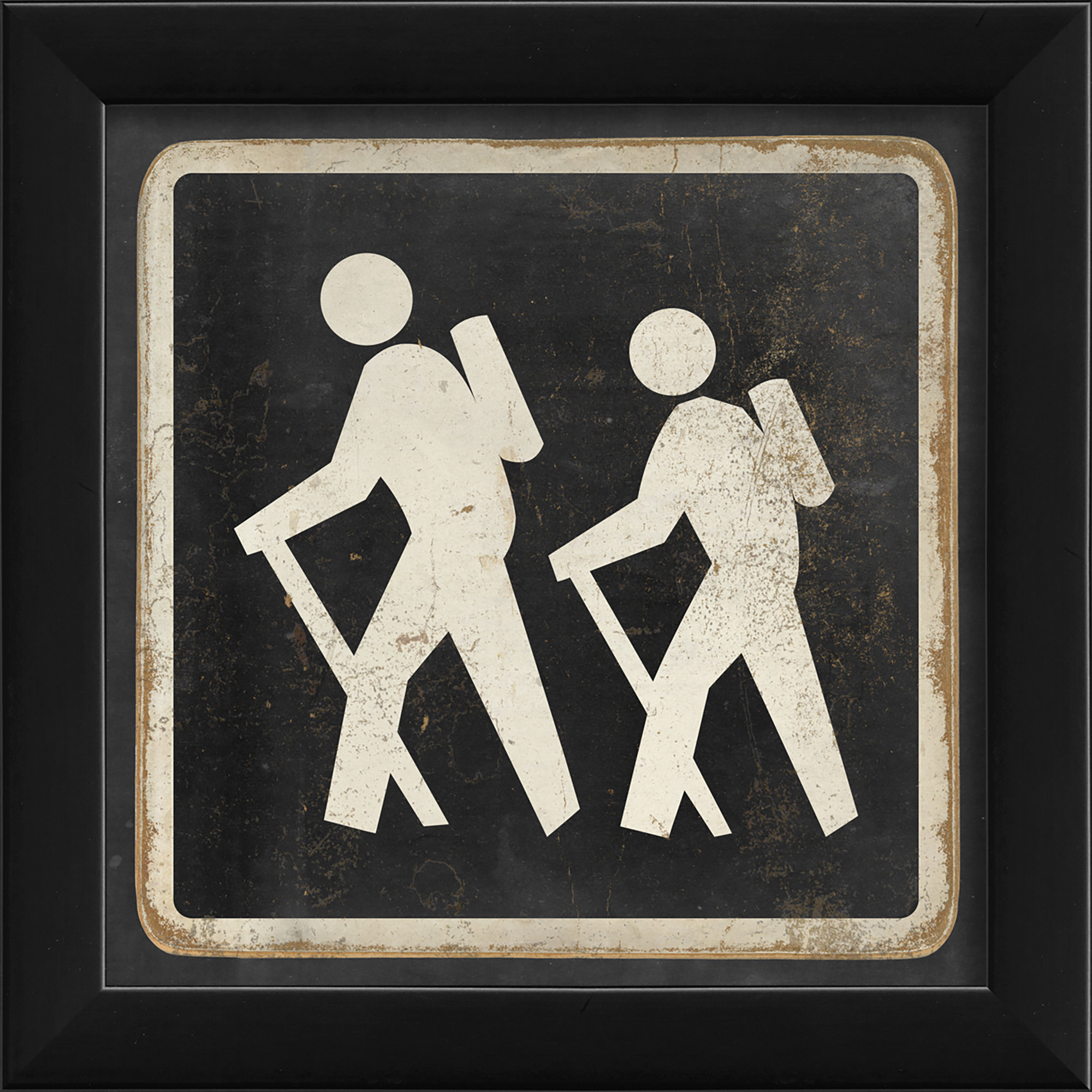 The Artwork Factory Sign Picture Frame Graphic Art & Reviews | Wayfair