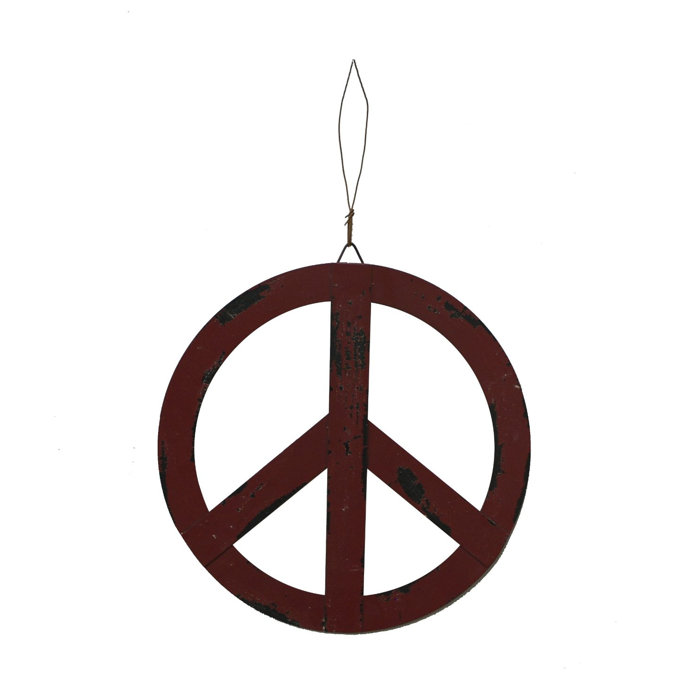 The Holiday Aisle® Treasured Peace Sign Wall Décor & Reviews | Wayfair