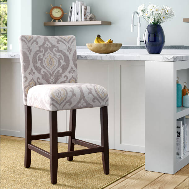 Bungalow Rose Alfaro Cotton Solid Back Dining Chair | Wayfair