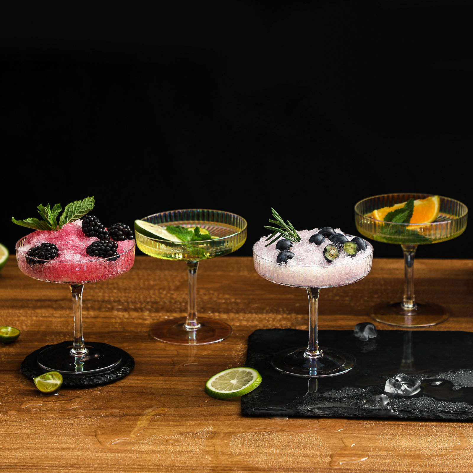 1500ctabletop Ellington 4oz. Glass Flute Glassware Set & Reviews | Wayfair