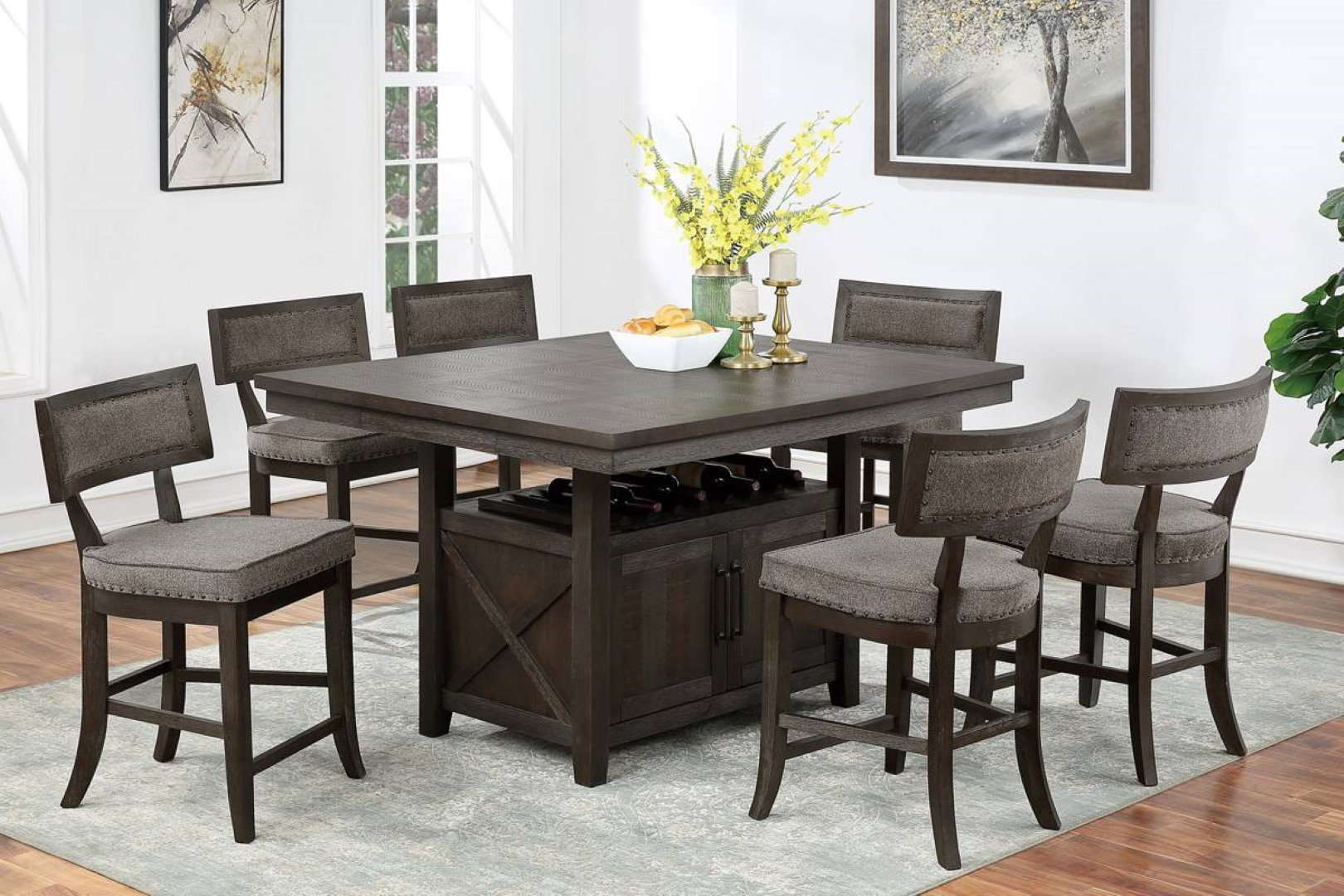 Gracie Oaks Kinue Extendable Pub Table | Wayfair