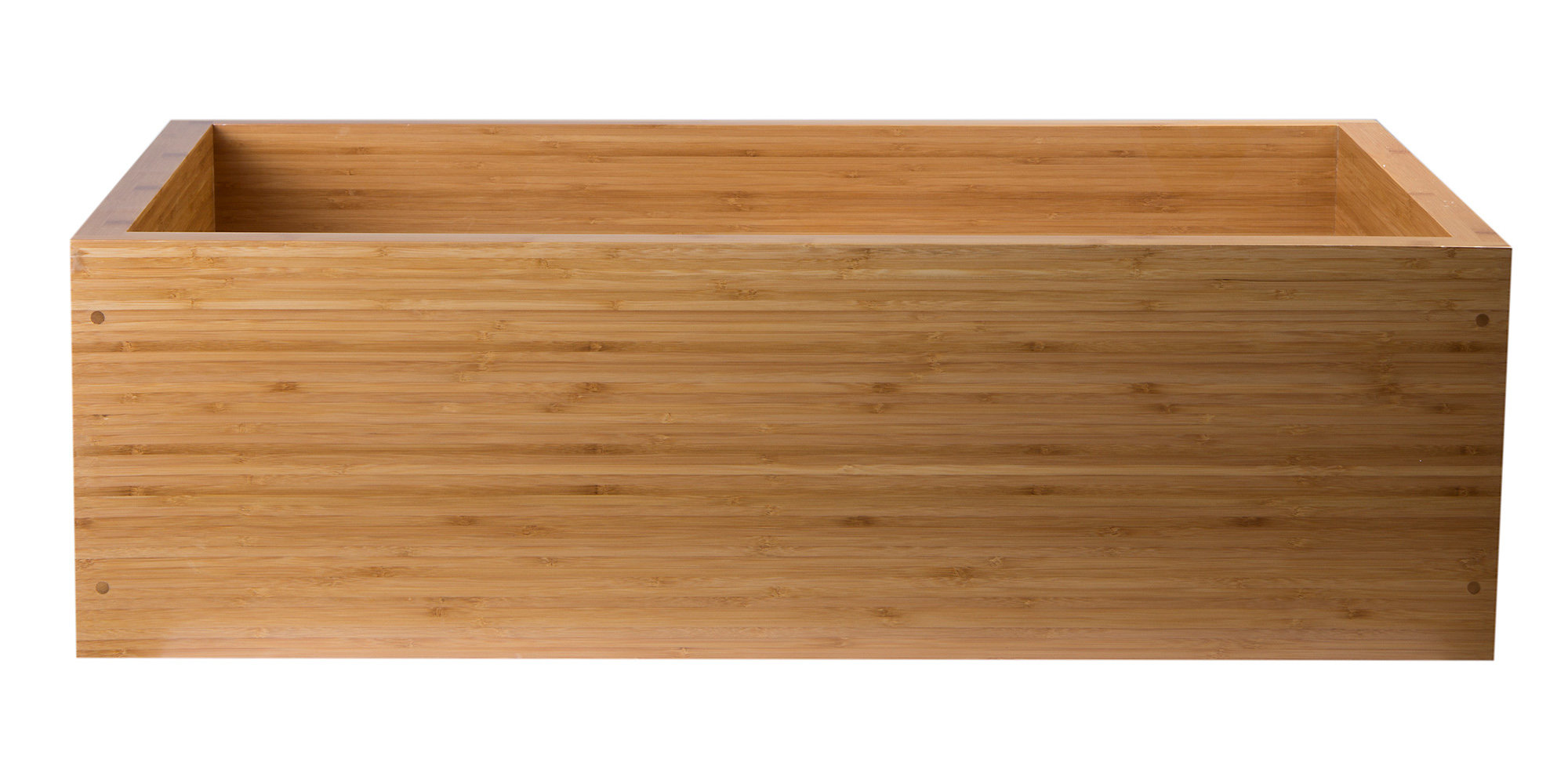 Alfi Brand 21'' W Double Bowl Bamboo Farmhouse Kitchen Sink | Wayfair