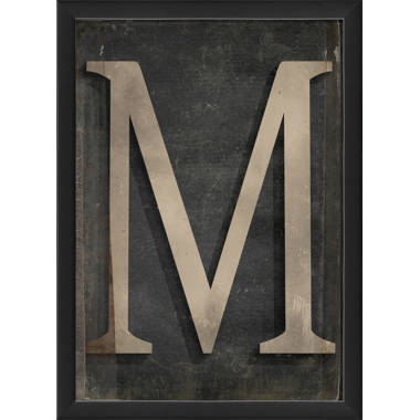 Williston Forge Letter M - Picture Frame Textual Art & Reviews | Wayfair