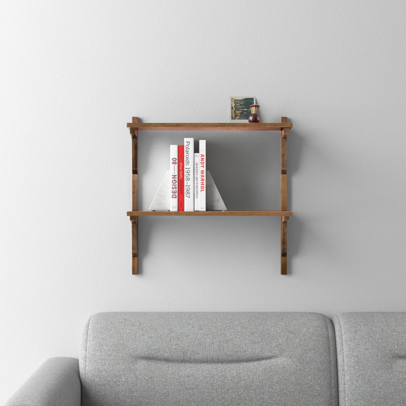 Baez Poplar Solid Wood Wall Shelf & Reviews | AllModern