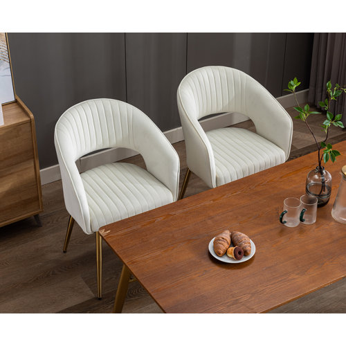 Everly Quinn Velvet Arm Chair & Reviews | Wayfair