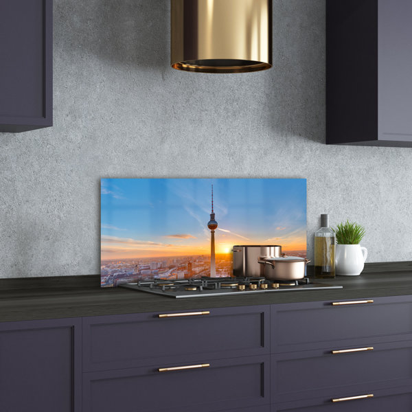 Ebern Designs Splashback - Backsplash - Cooker Hob Wall Splashback ...