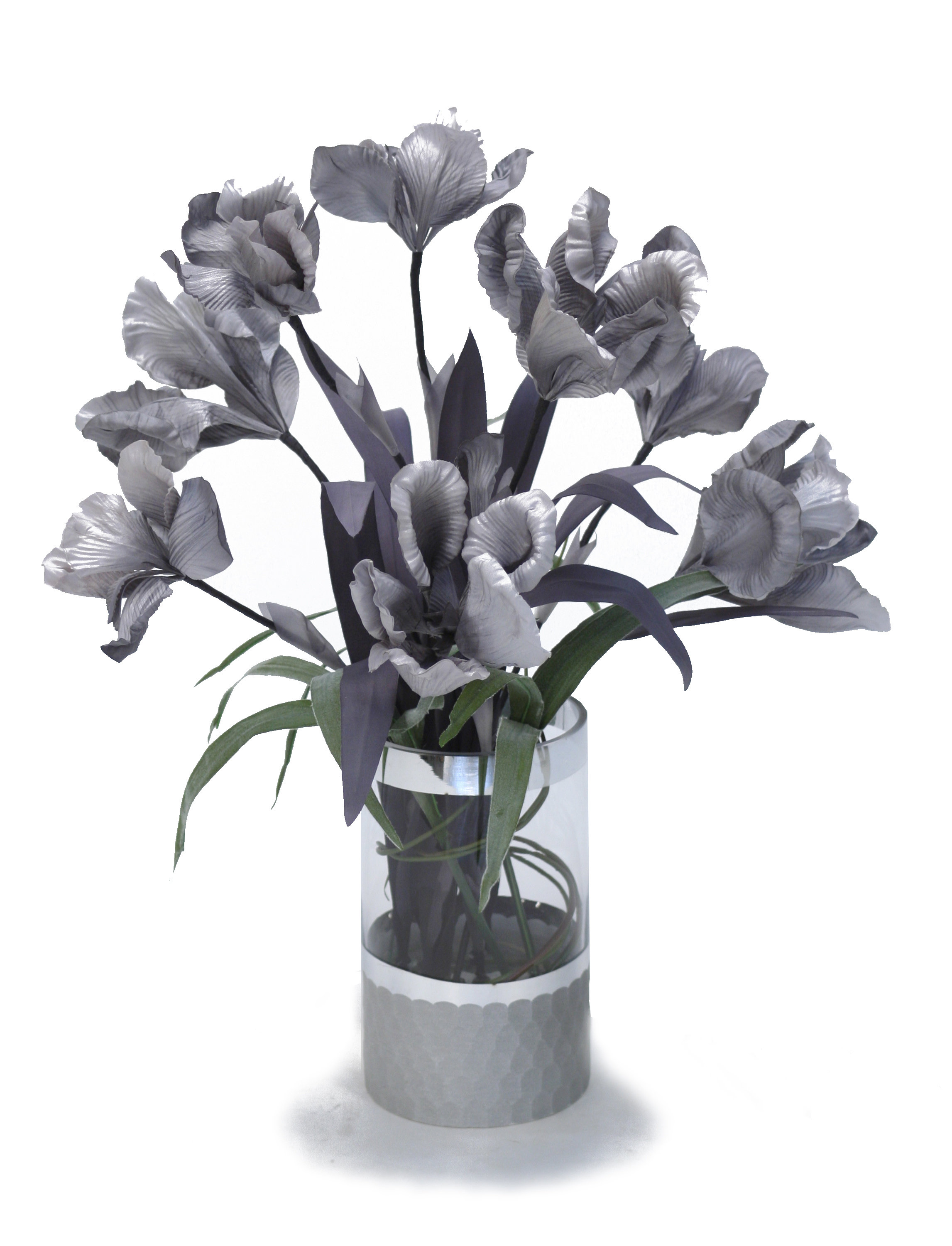 Primrue Iris Centerpiece in Vase | Wayfair