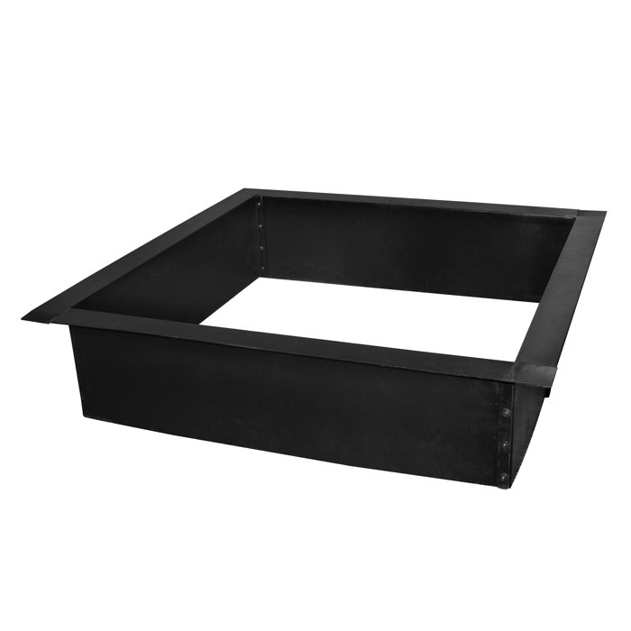 Ebern Designs Parachute 10'' x 36'' Square Wood Burning Fire Ring | Wayfair