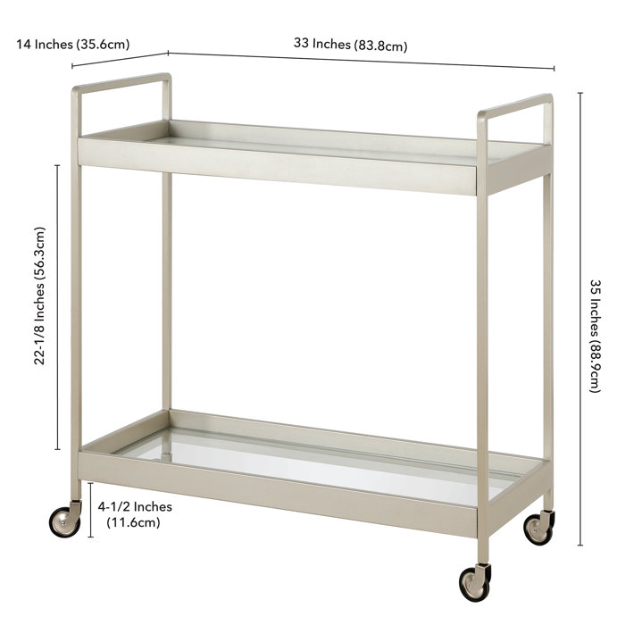 AllModern Apprentice Bar Cart & Reviews | Wayfair