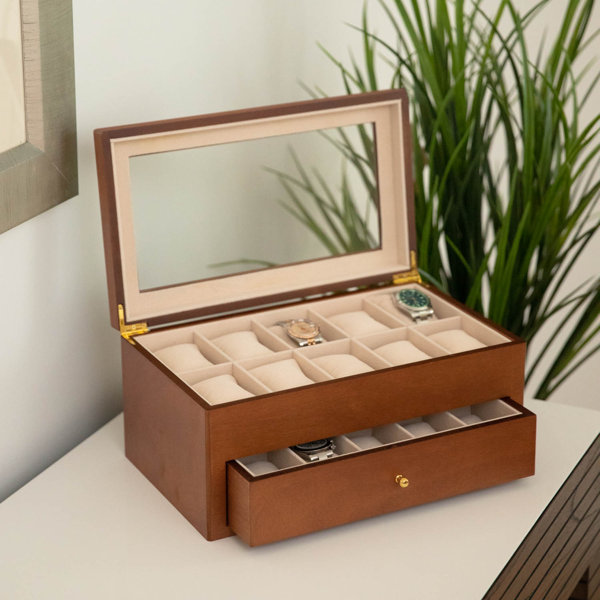 Charlton Home® Travers Matte Watch Box & Reviews | Wayfair