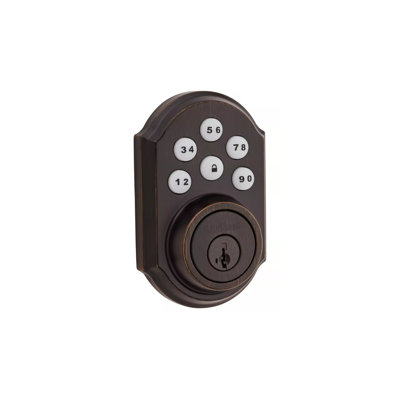Kwikset SmartCode 909 Single Cylinder Electronic Deadbolt with Smartkey ...