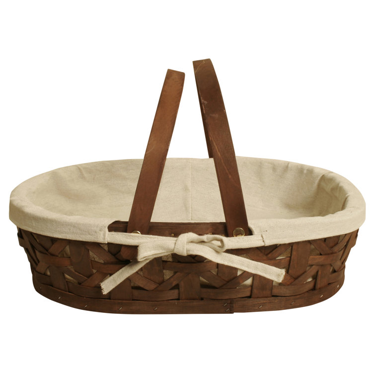 August Grove® Solid Wood Basket | Wayfair