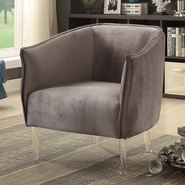 Brayden Studio® Linderman Upholstered Barrel Chair & Reviews | Wayfair