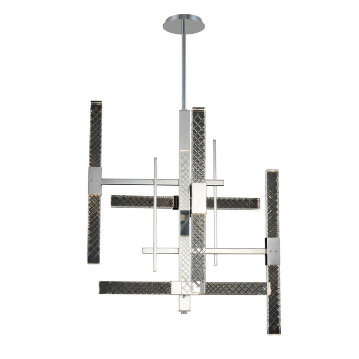 Allegri Apollo 10 - Light Dimmable Sputnik Modern Linear Chandelier ...
