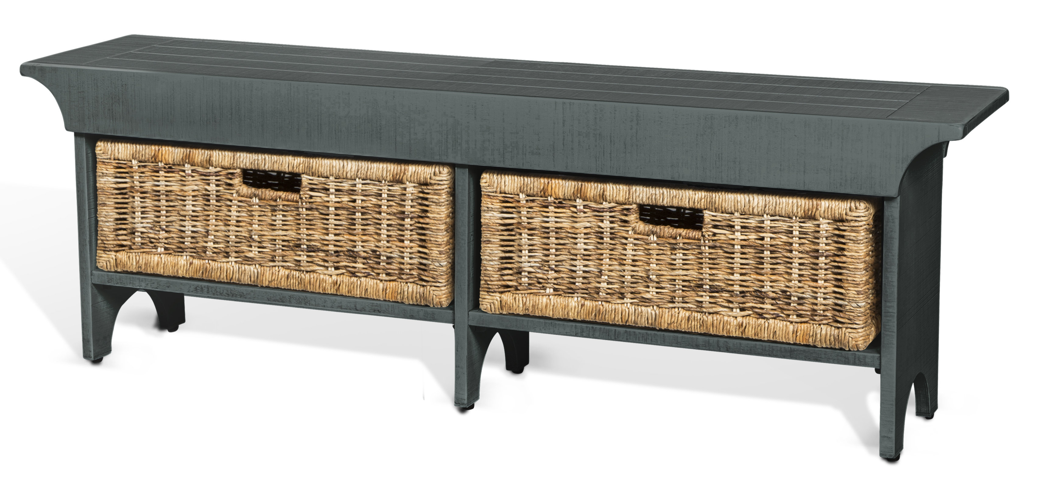 Gracie Oaks Andrew Wood Bench with Storage Bench & Reviews | Wayfair