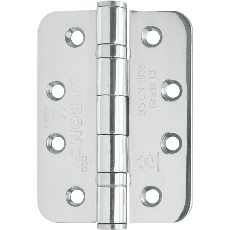ARRONE 10cm H x 8cm W Butt Bearing Single Door Hinge | Wayfair.co.uk