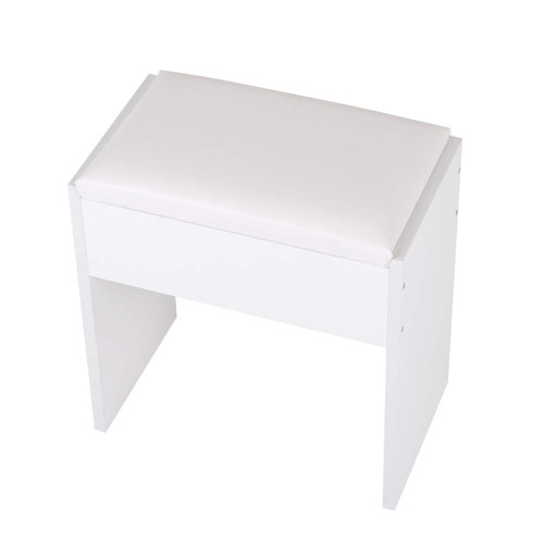 17 Stories Kibwika 43cm Tall Dressing Table Stool | Wayfair.co.uk