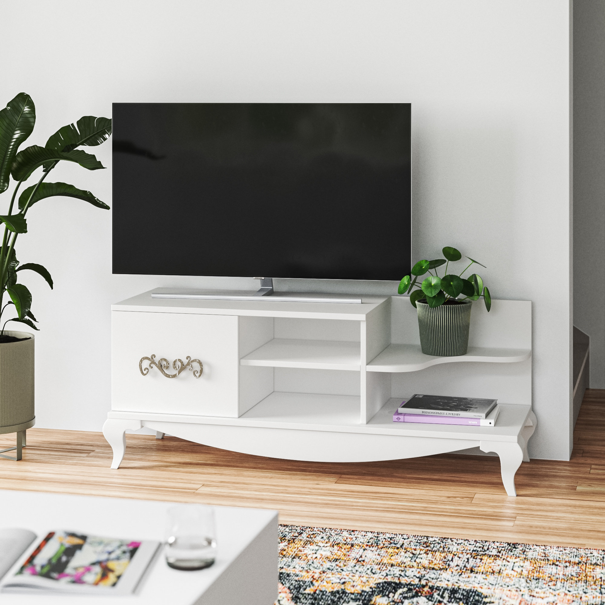Ophelia & Co. Luna TV Stand for TVs up to 55" & Reviews | Wayfair.co.uk